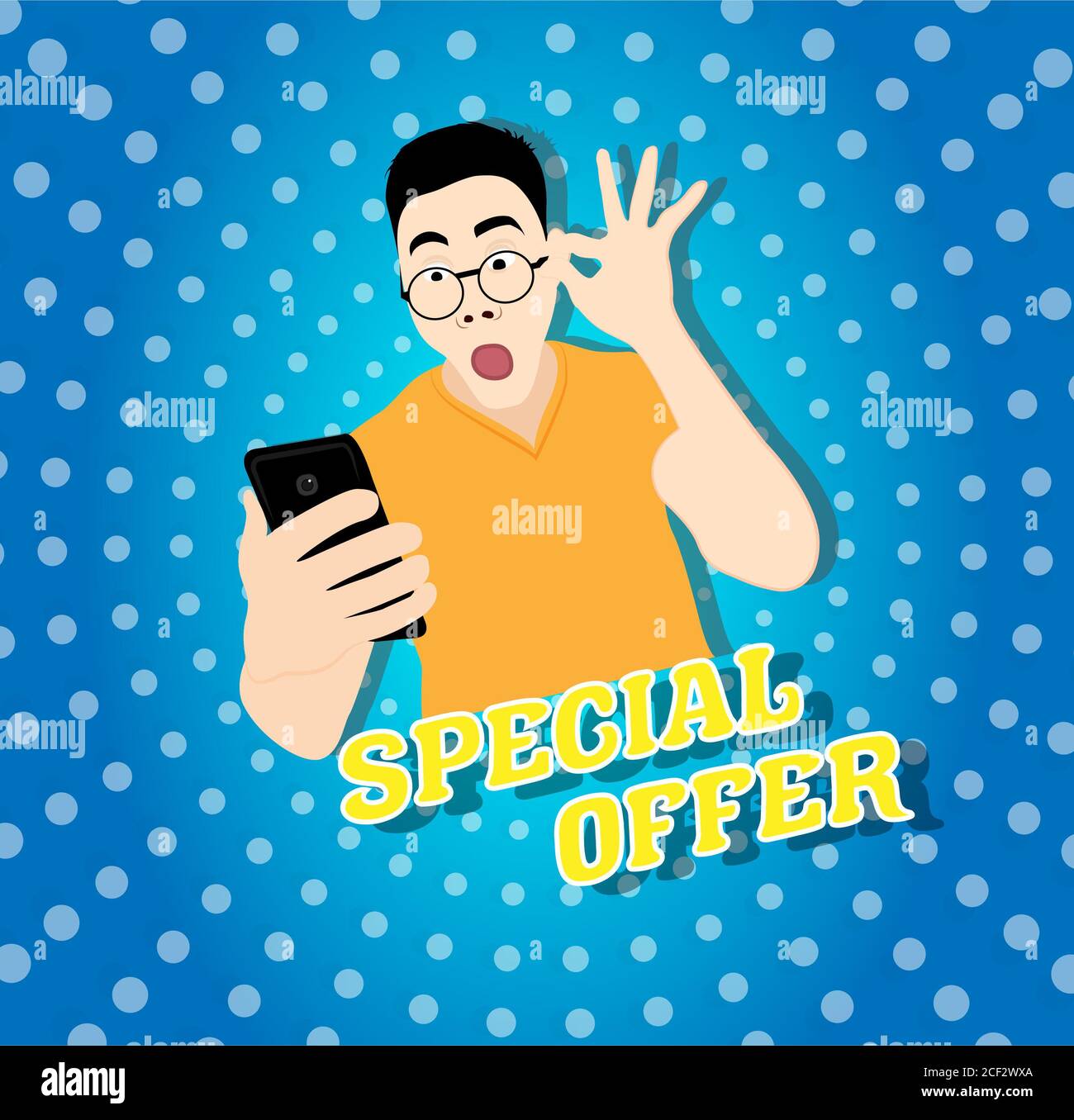 Shocking and Surprising Special Offer Sale Concept Stock Photo - Alamy