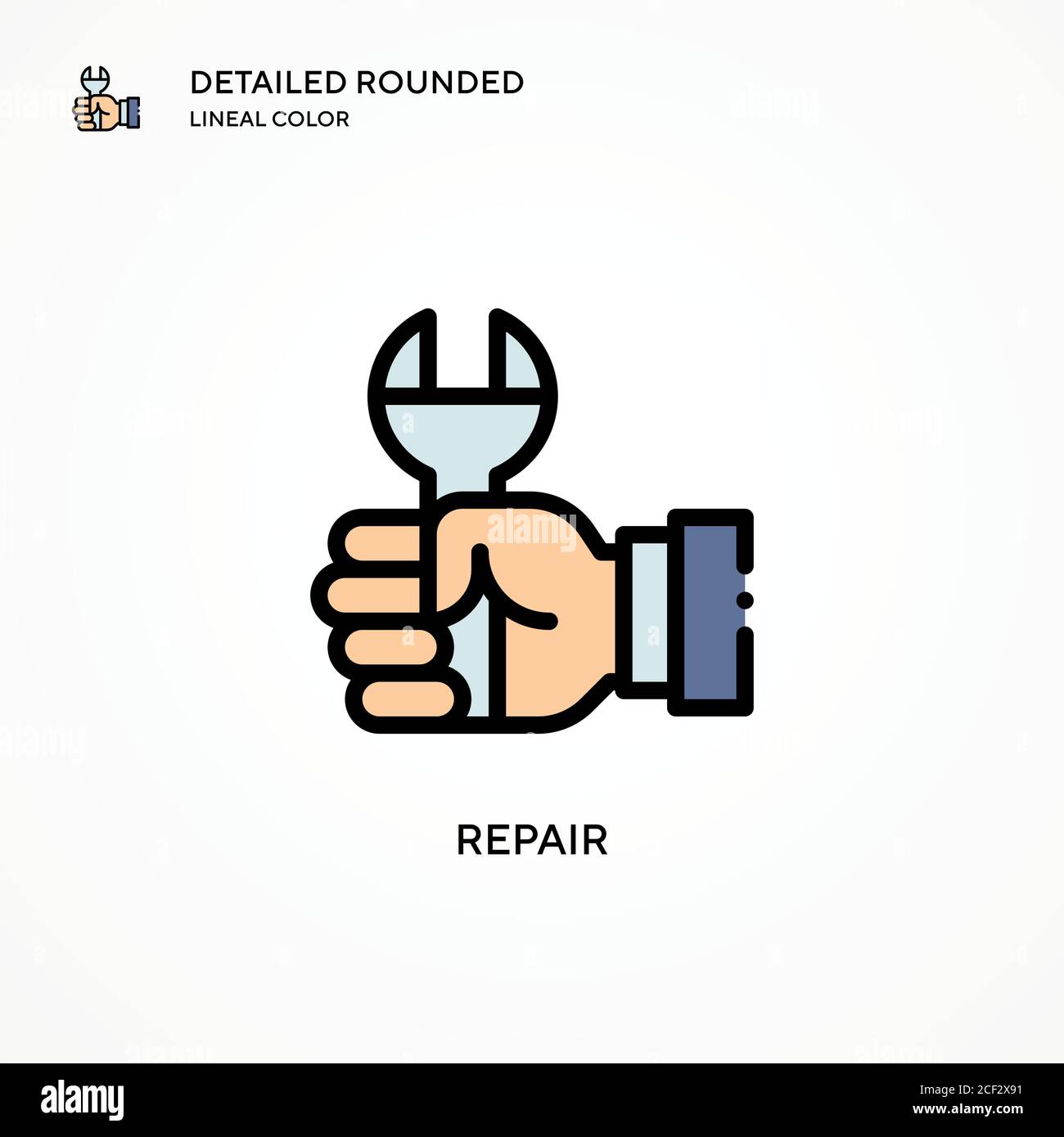Repair vector icon. Modern vector illustration concepts. Easy to edit ...