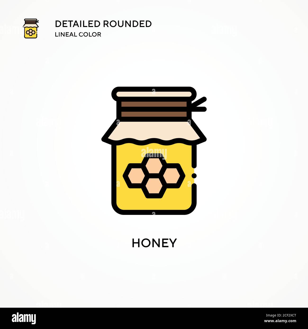 Honey vector icon. Modern vector illustration concepts. Easy to edit ...