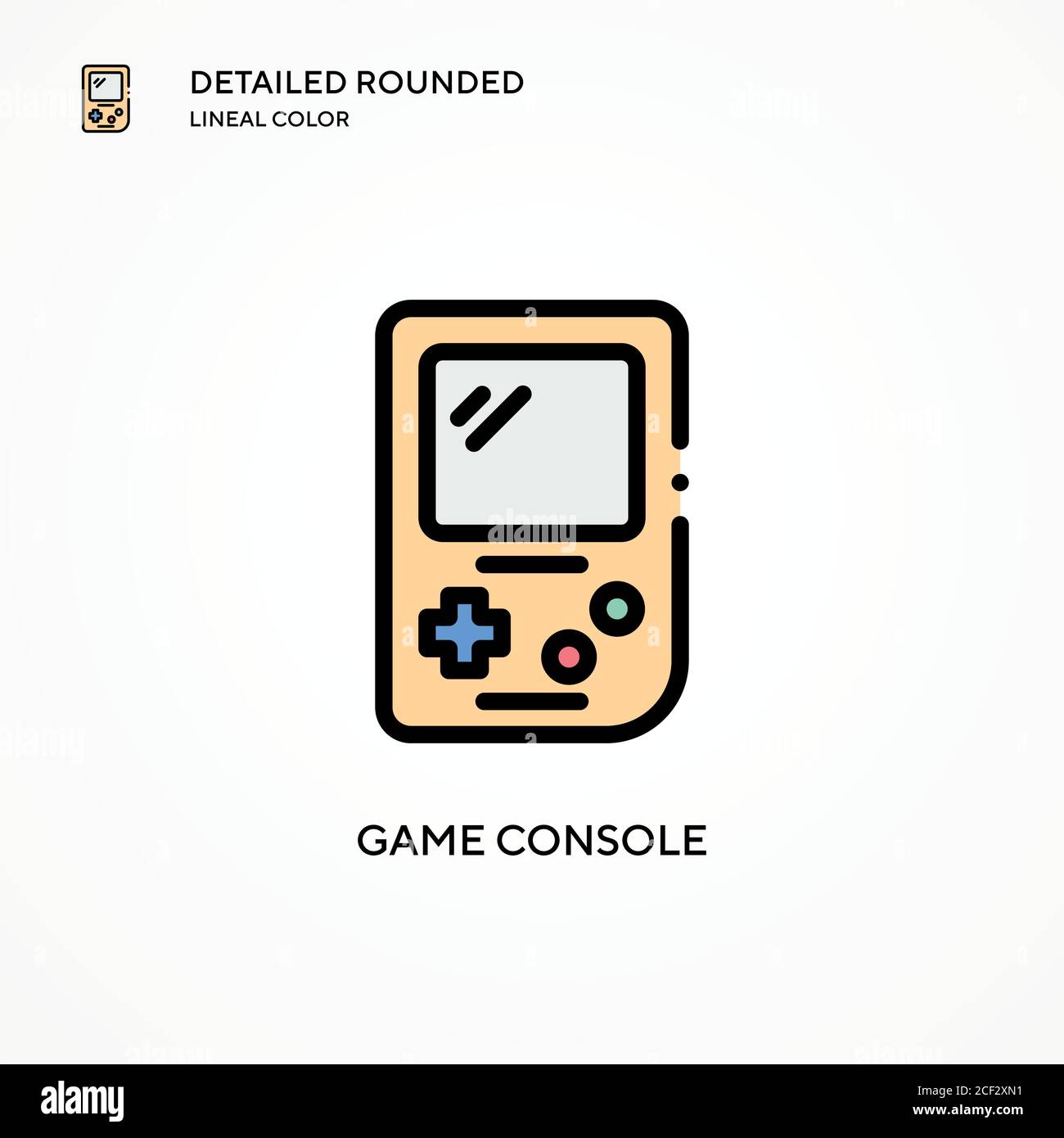 Game console vector icon. Modern vector illustration concepts. Easy to ...