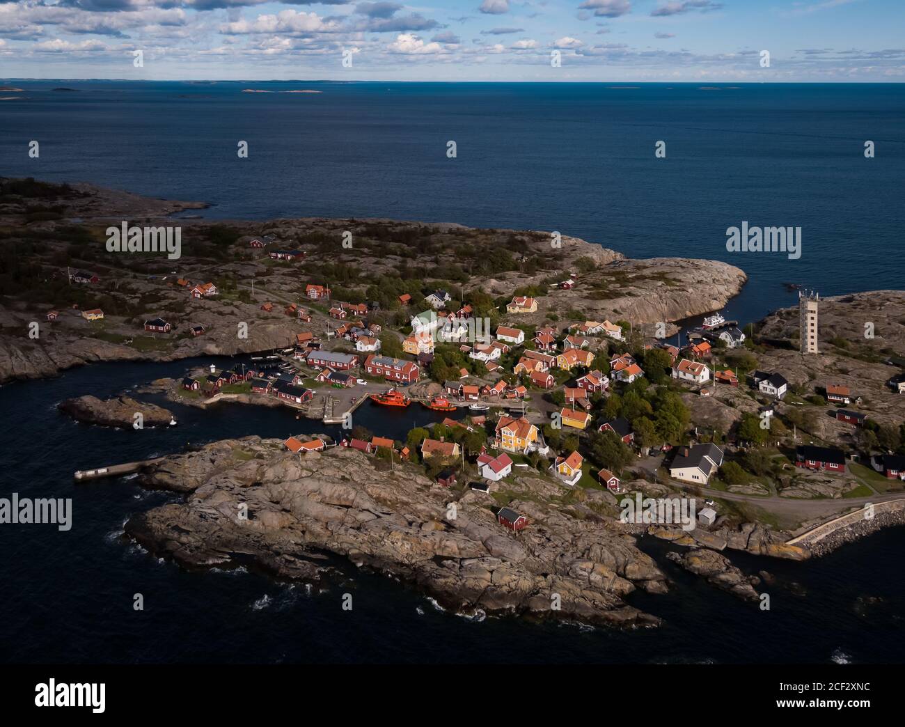 Landsort is the name of a lighthouse on the island Öja. The small ...