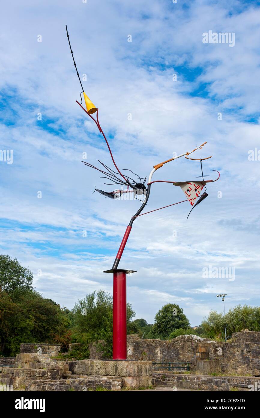 Untitled sculpture by the Dutch sculptor Auke de Vries, at Burrs ...