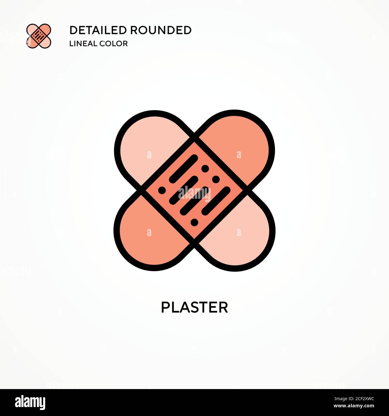 Plaster vector icon. Modern vector illustration concepts. Easy to edit ...