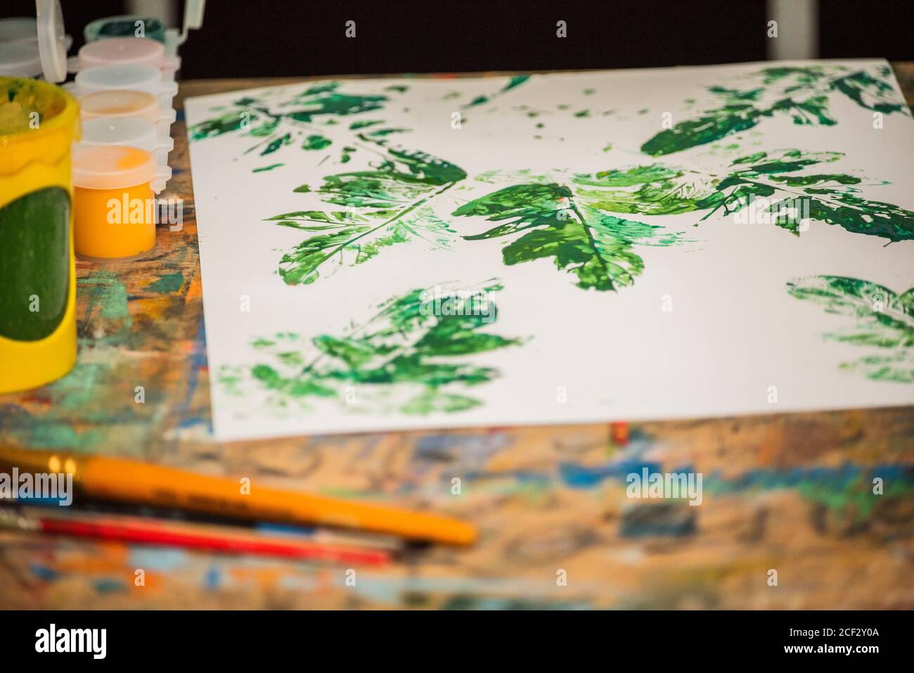 A series of photographs from classes at an art school. Art school ...