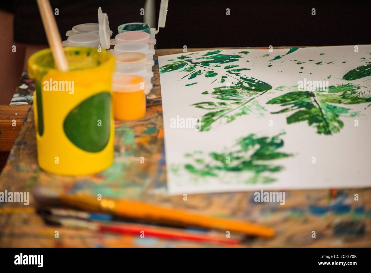 A series of photographs from classes at an art school. Art school ...