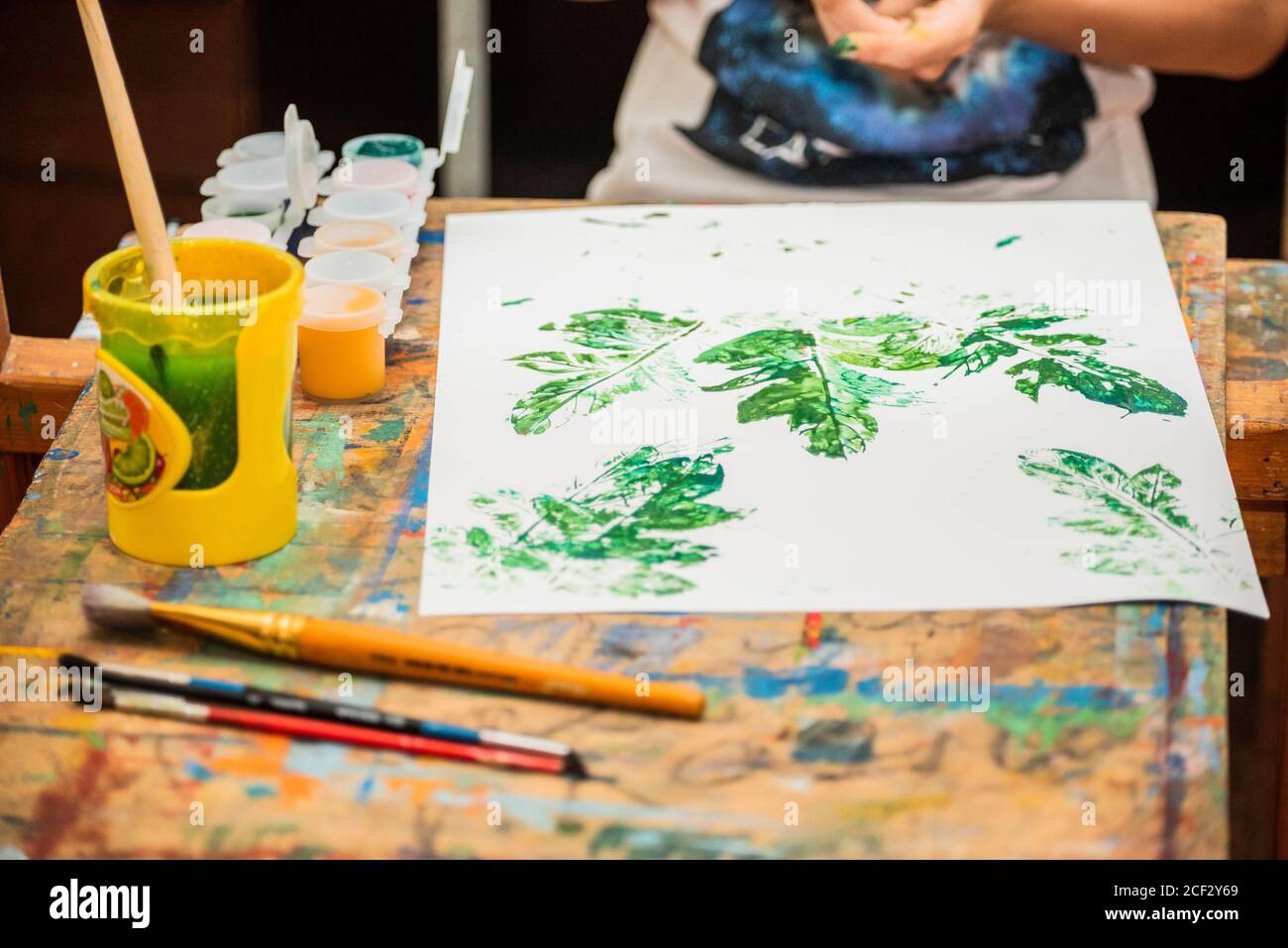 A series of photographs from classes at an art school. Art school ...