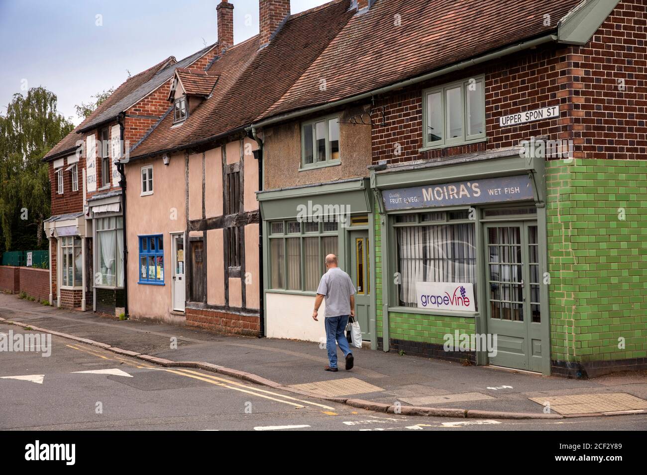 UK, England, Coventry, Upper Spon Street, Weaver’s House amongst ...
