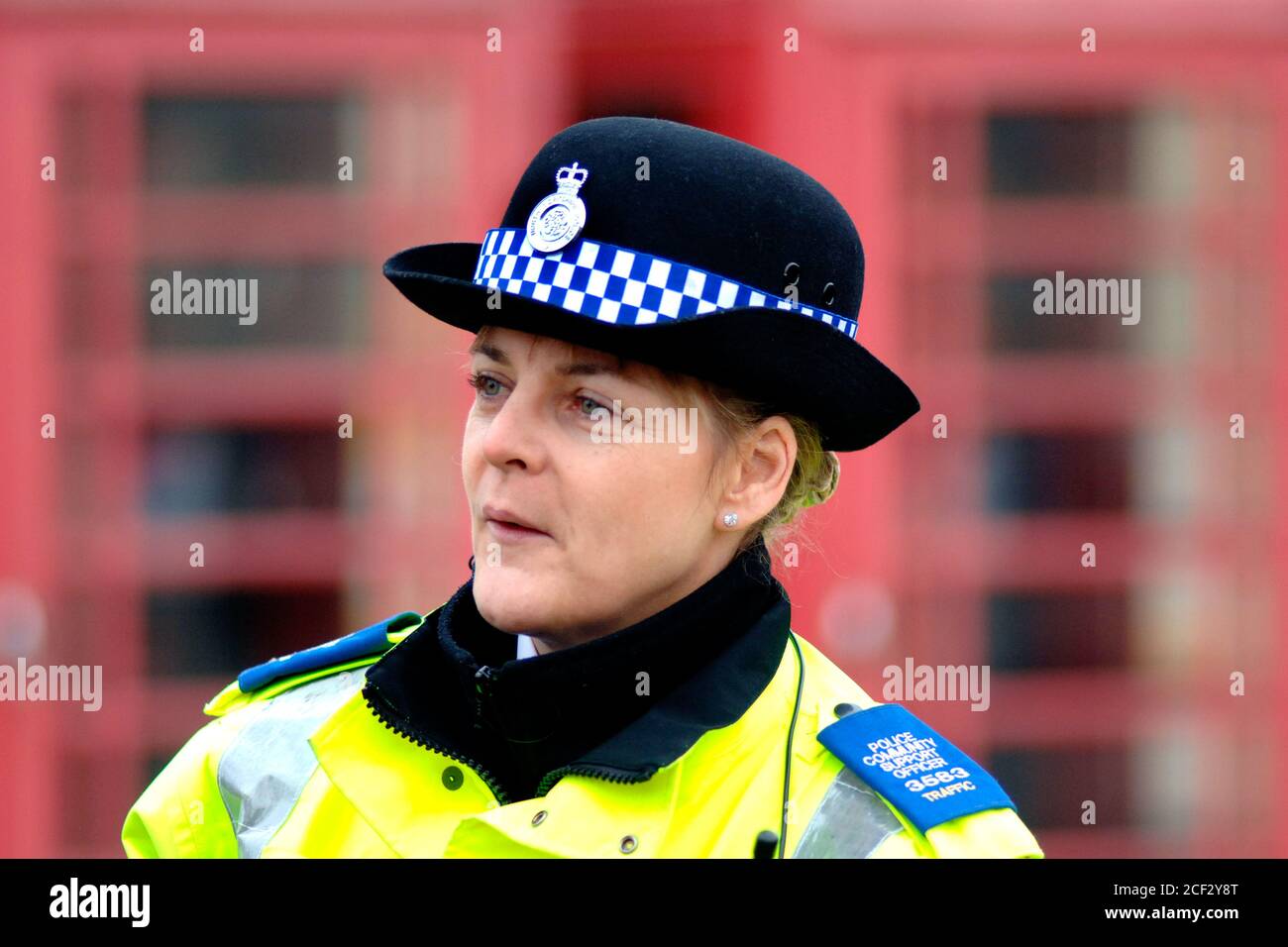 Female Community Support Officer; Yorkshire UK Stock Photo - Alamy