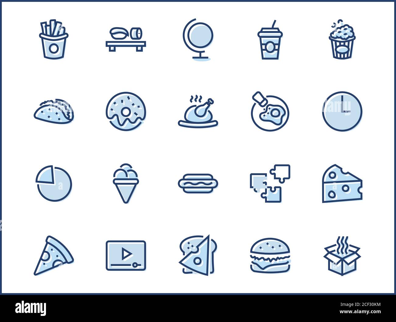 Egg cream cookie Stock Vector Images - Alamy