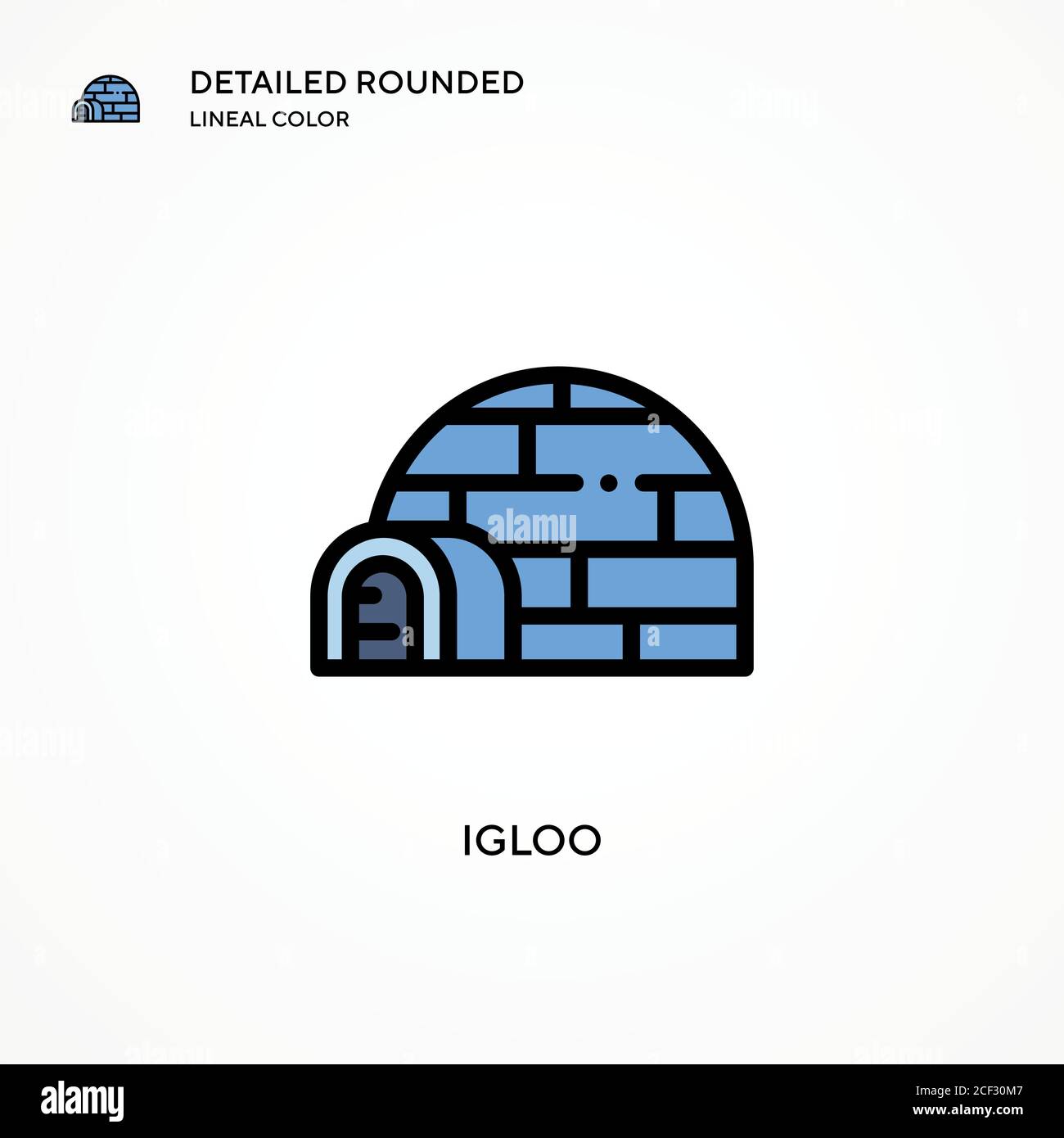 Igloo vector icon. Modern vector illustration concepts. Easy to edit ...