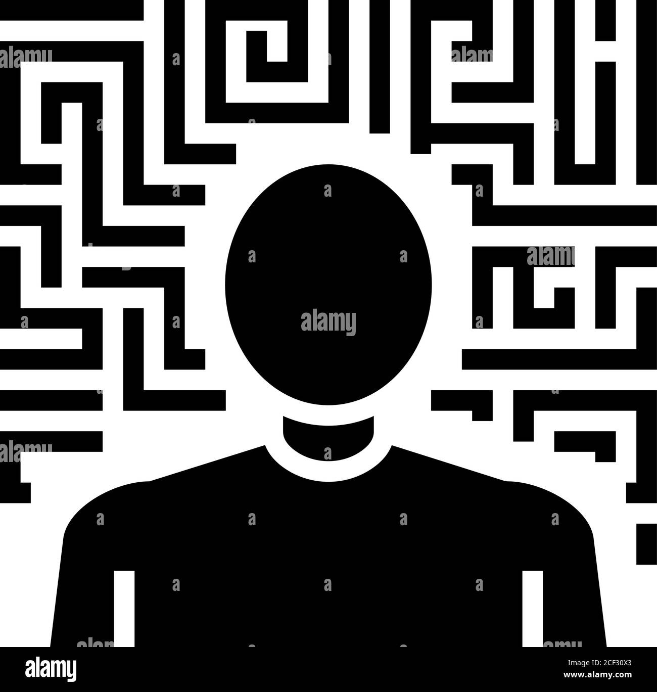 Hallucinations symbol hi-res stock photography and images - Alamy