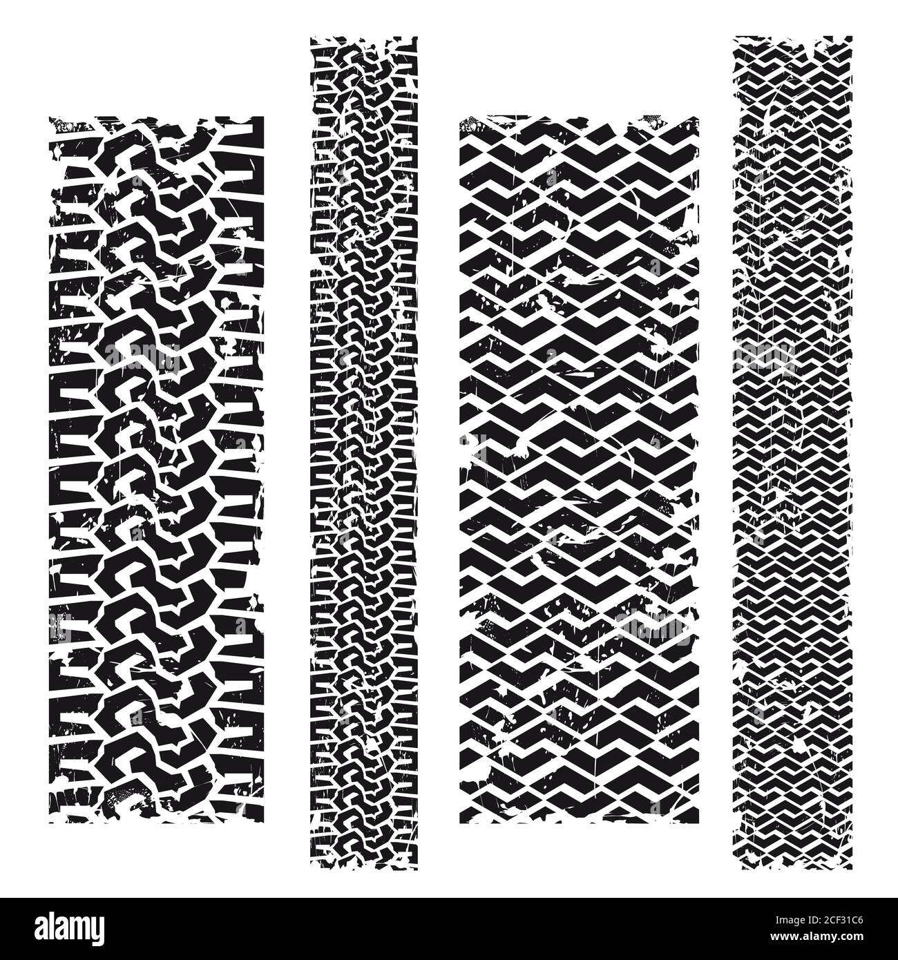 car tracks on white background Stock Vector Image & Art - Alamy