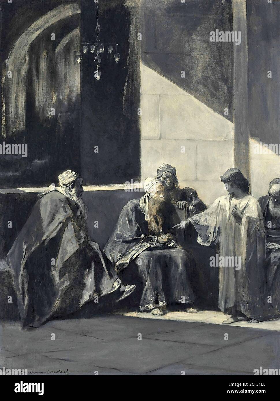 Constant Benjamin - Christ Teaching in the Temple - French School ...