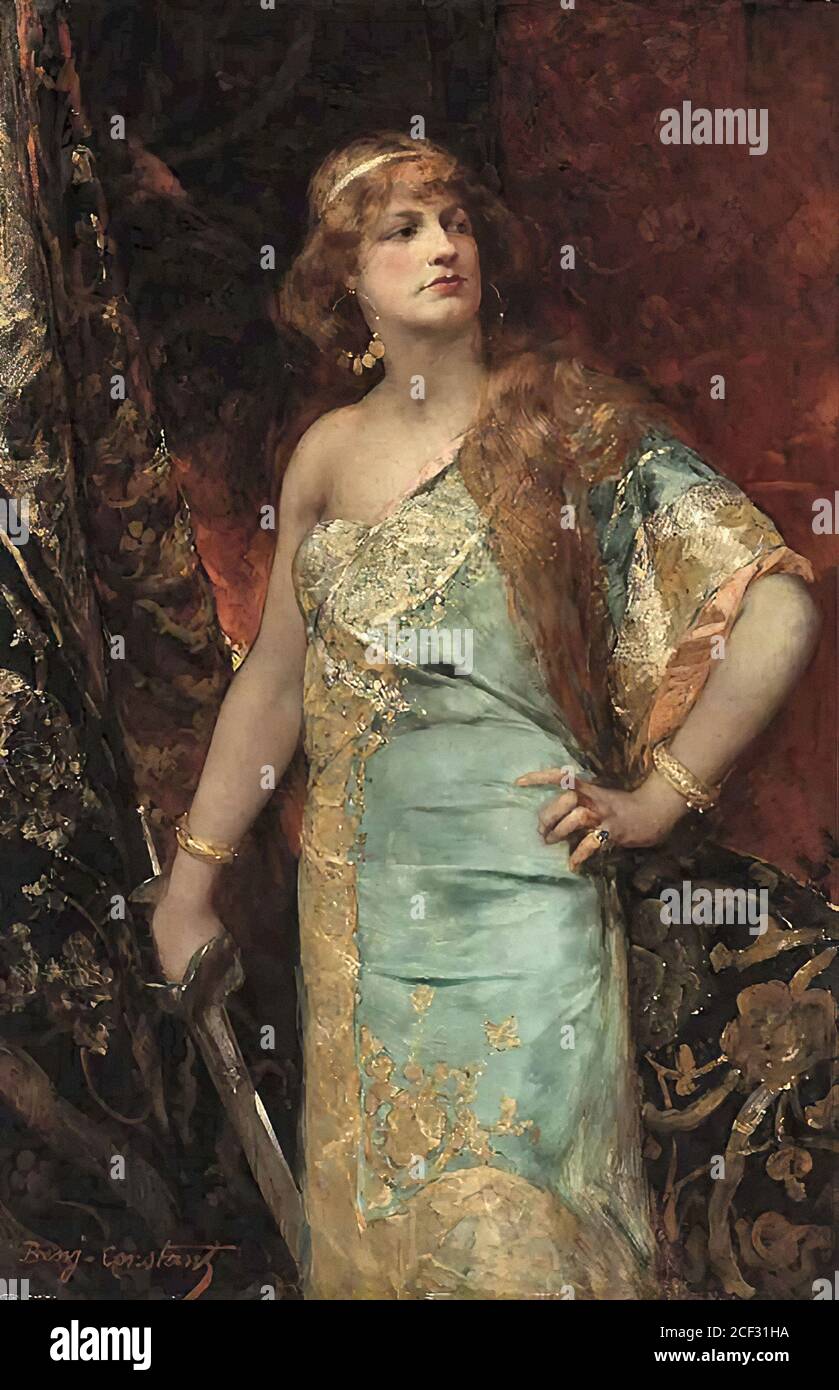 Constant Benjamin - Judith 3 - French School - 19th Century Stock Photo ...