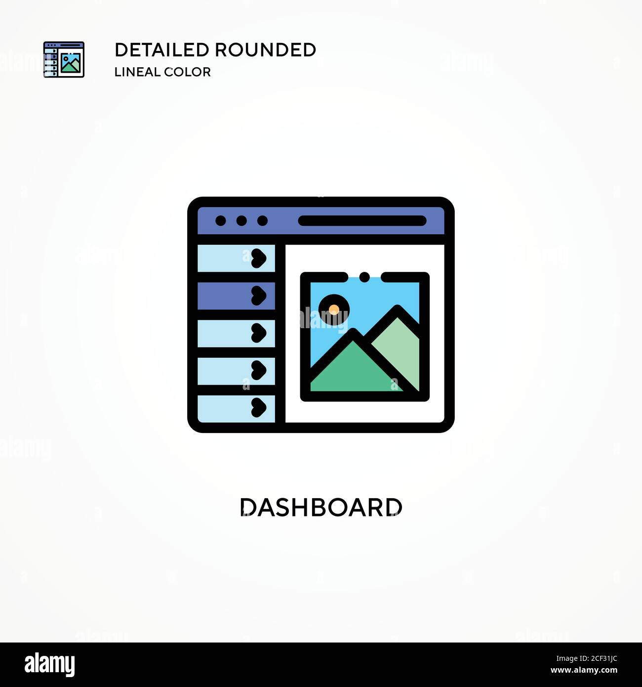 Dashboard vector icon. Modern vector illustration concepts. Easy to ...