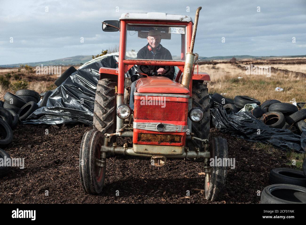 Pile bricks tractor in hi-res stock photography and images - Alamy