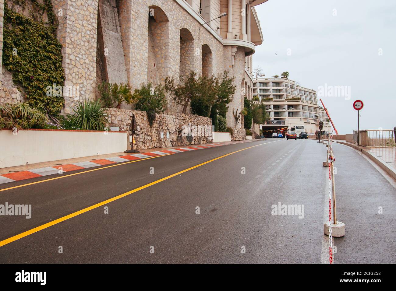 Streets of Monte Carlo Monaco Stock Photo - Alamy