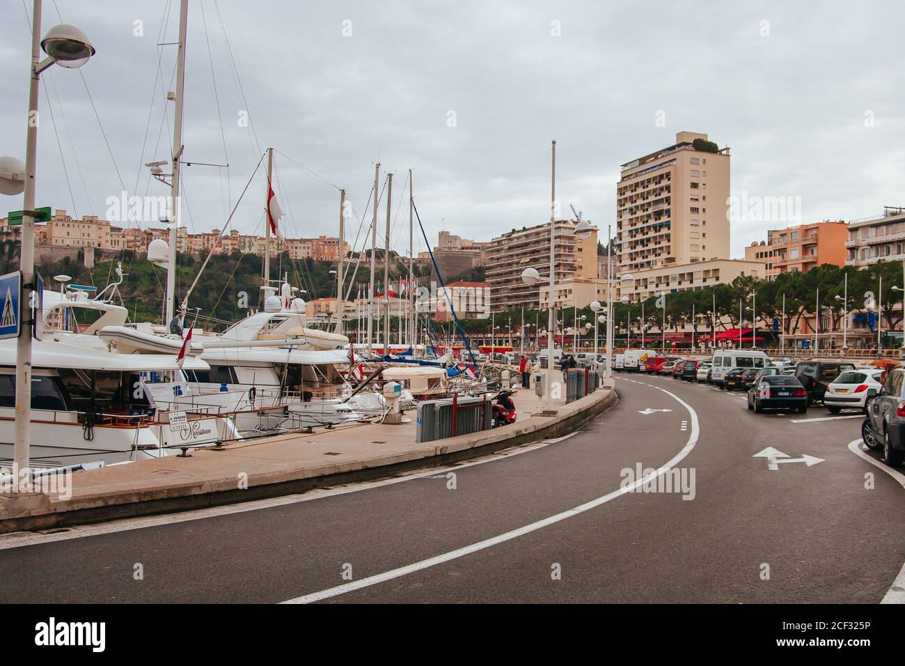 Streets of Monte Carlo Monaco Stock Photo - Alamy