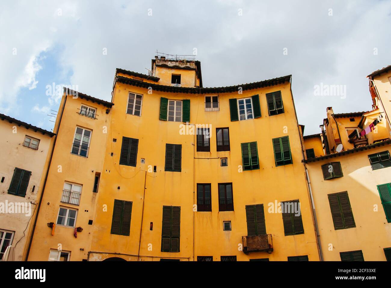 Italian Architecture in Lucca Italy Stock Photo - Alamy