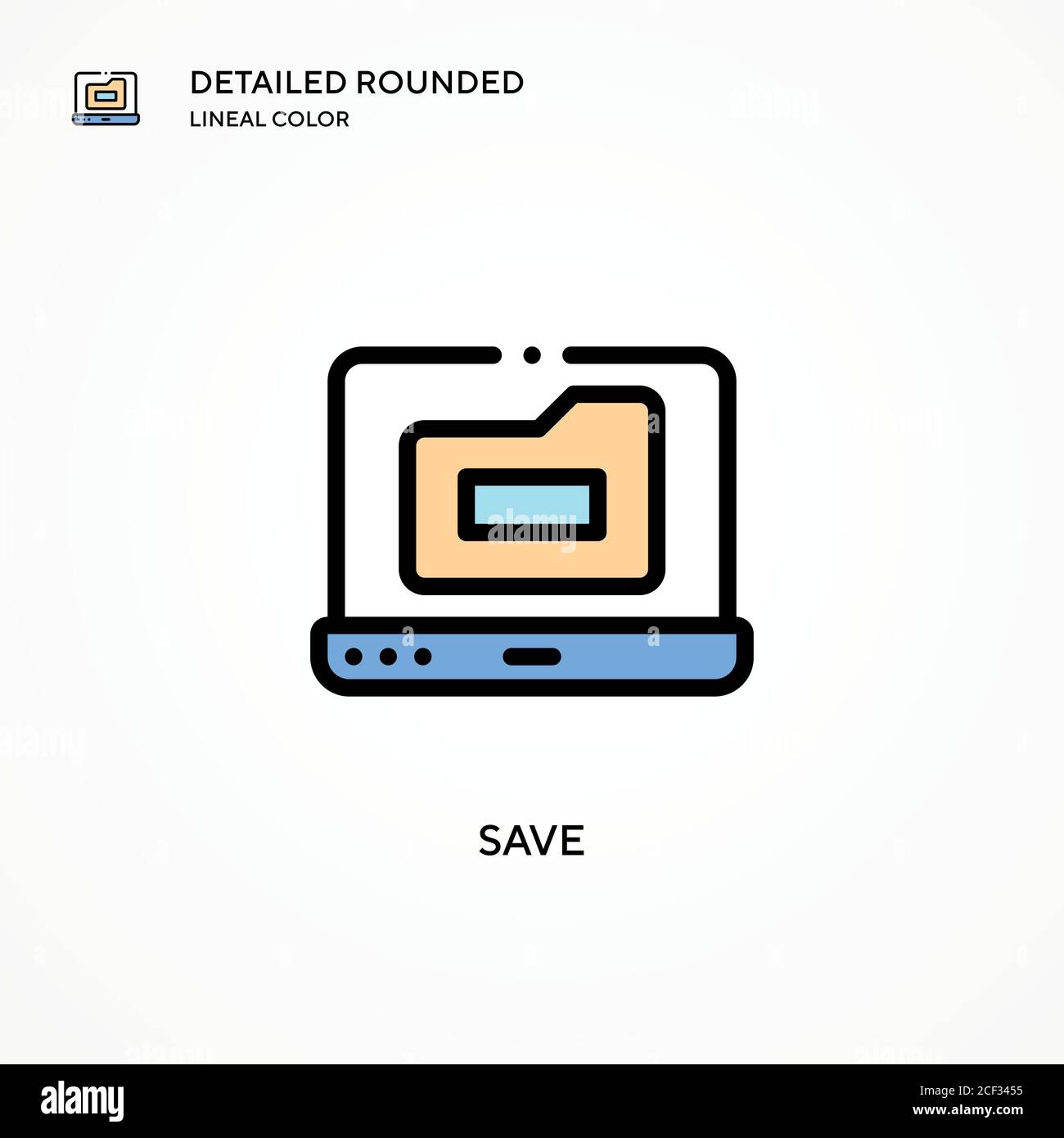 Save vector icon. Modern vector illustration concepts. Easy to edit and ...