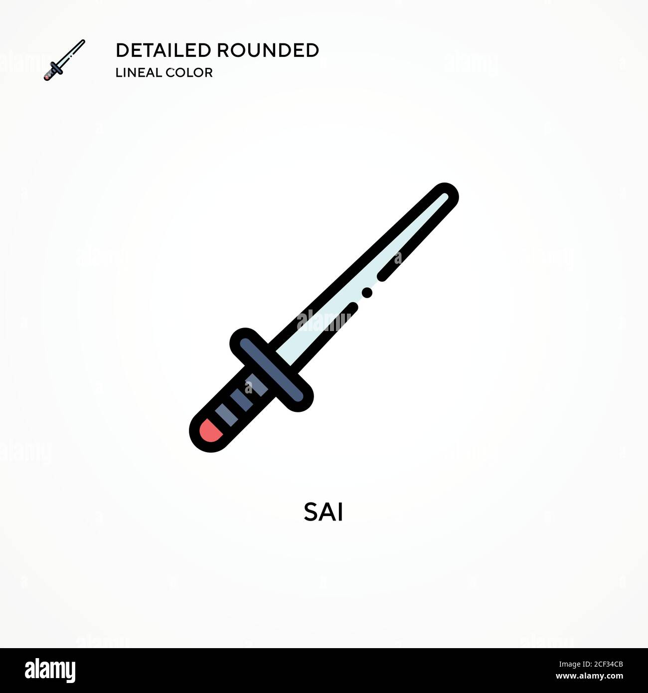 Sai vector icon. Modern vector illustration concepts. Easy to edit and ...