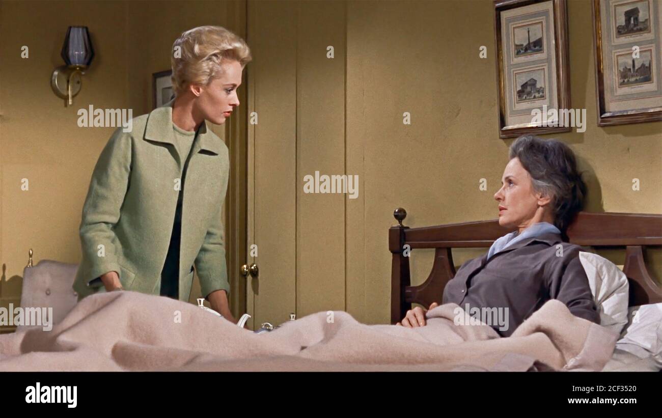 USA. Jessica Tandy and Tippi Hedren in a scene from the ©Universal ...