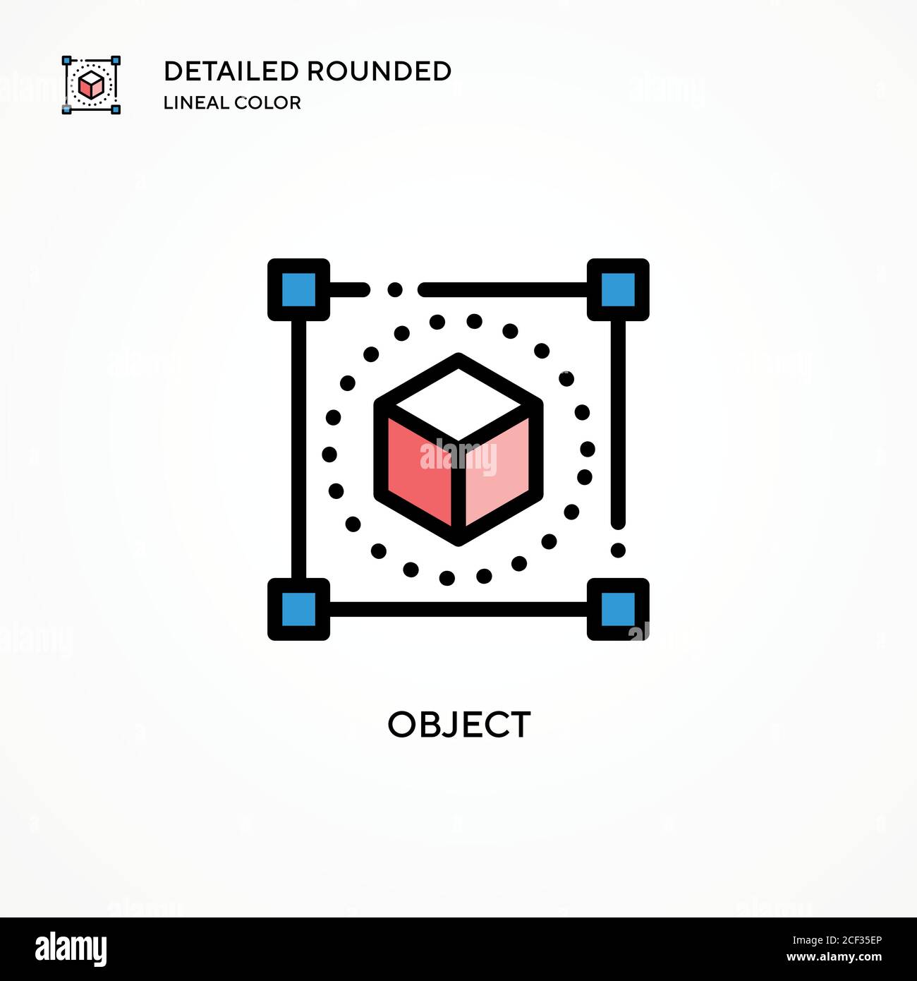 Object vector icon. Modern vector illustration concepts. Easy to edit ...