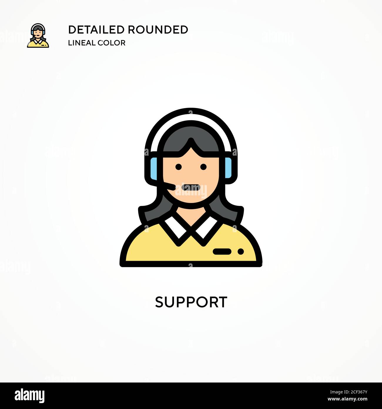 Support vector icon. Modern vector illustration concepts. Easy to edit ...