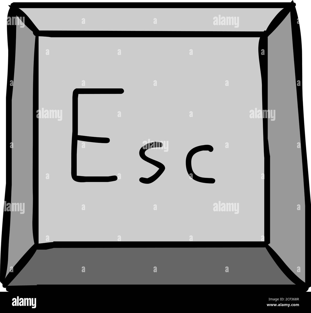 Esc key Black and White Stock Photos & Images - Alamy