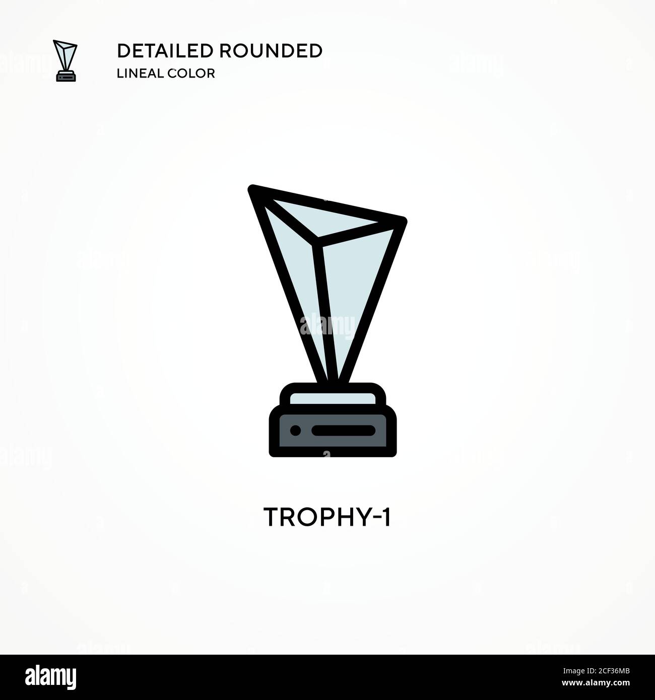 Trophy-1 vector icon. Modern vector illustration concepts. Easy to edit ...