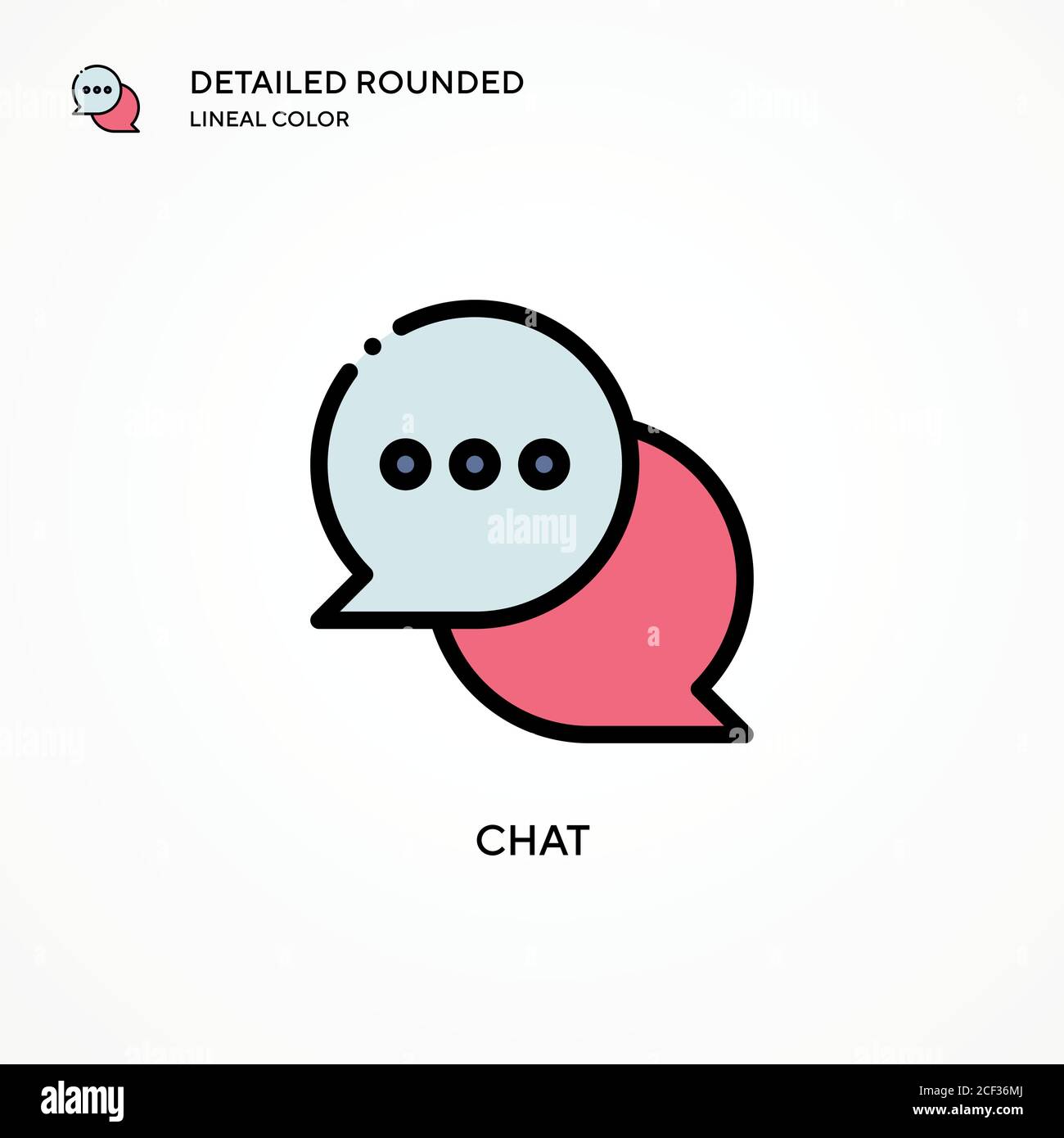 Chat vector icon. Modern vector illustration concepts. Easy to edit and ...