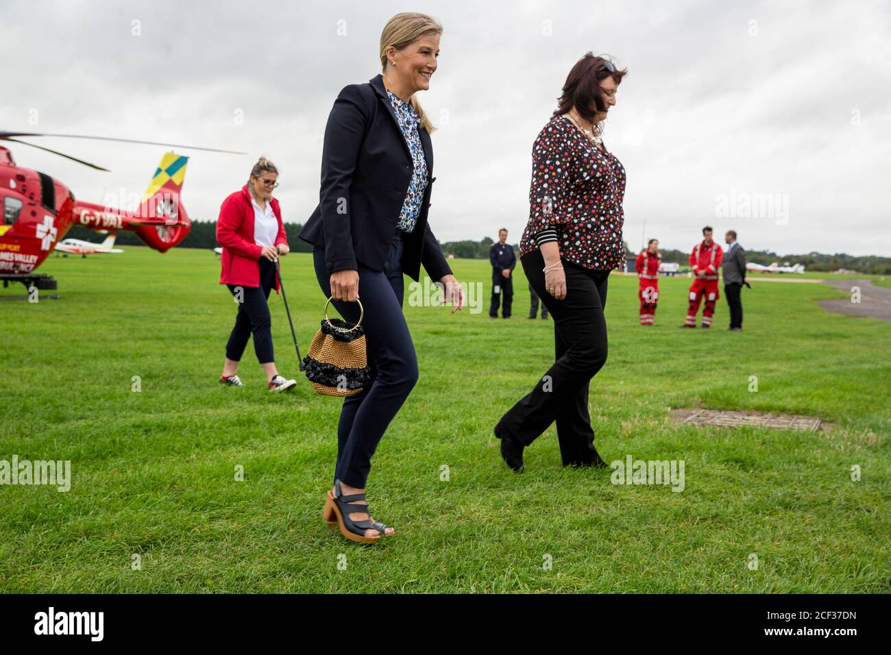 The Countess of Wessex (left) with CEO of TVAA Amanda McLean, during a ...