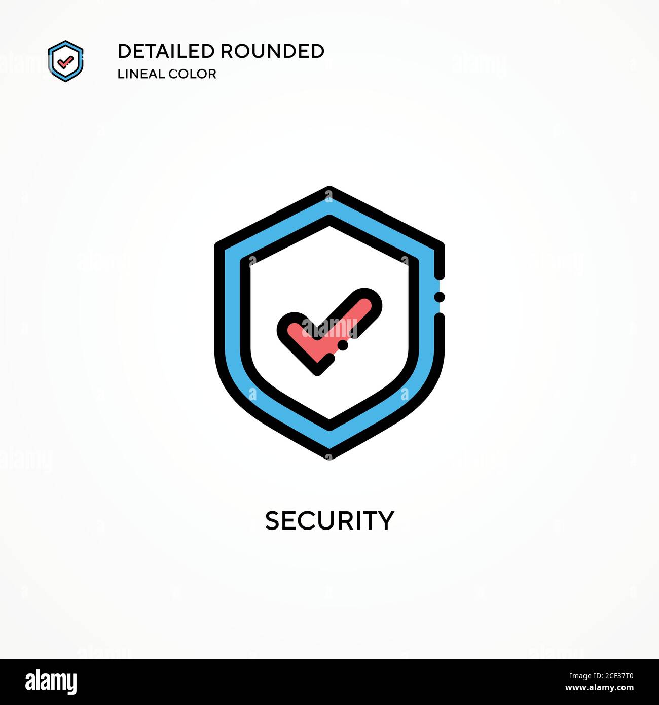 Security vector icon. Modern vector illustration concepts. Easy to edit ...