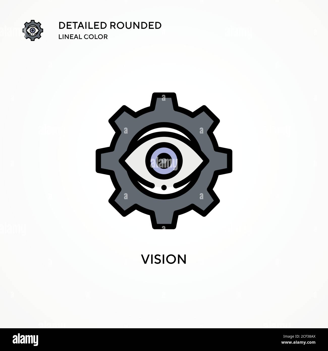 Vision vector icon. Modern vector illustration concepts. Easy to edit ...