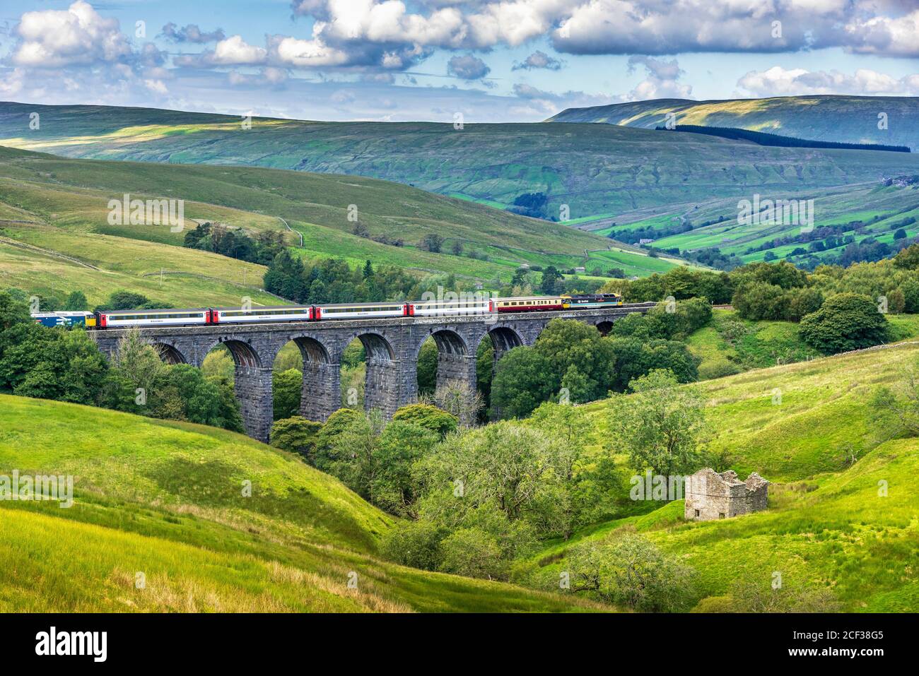 The Rail Charter Services rail tour The Staycation Express, crosses the ...