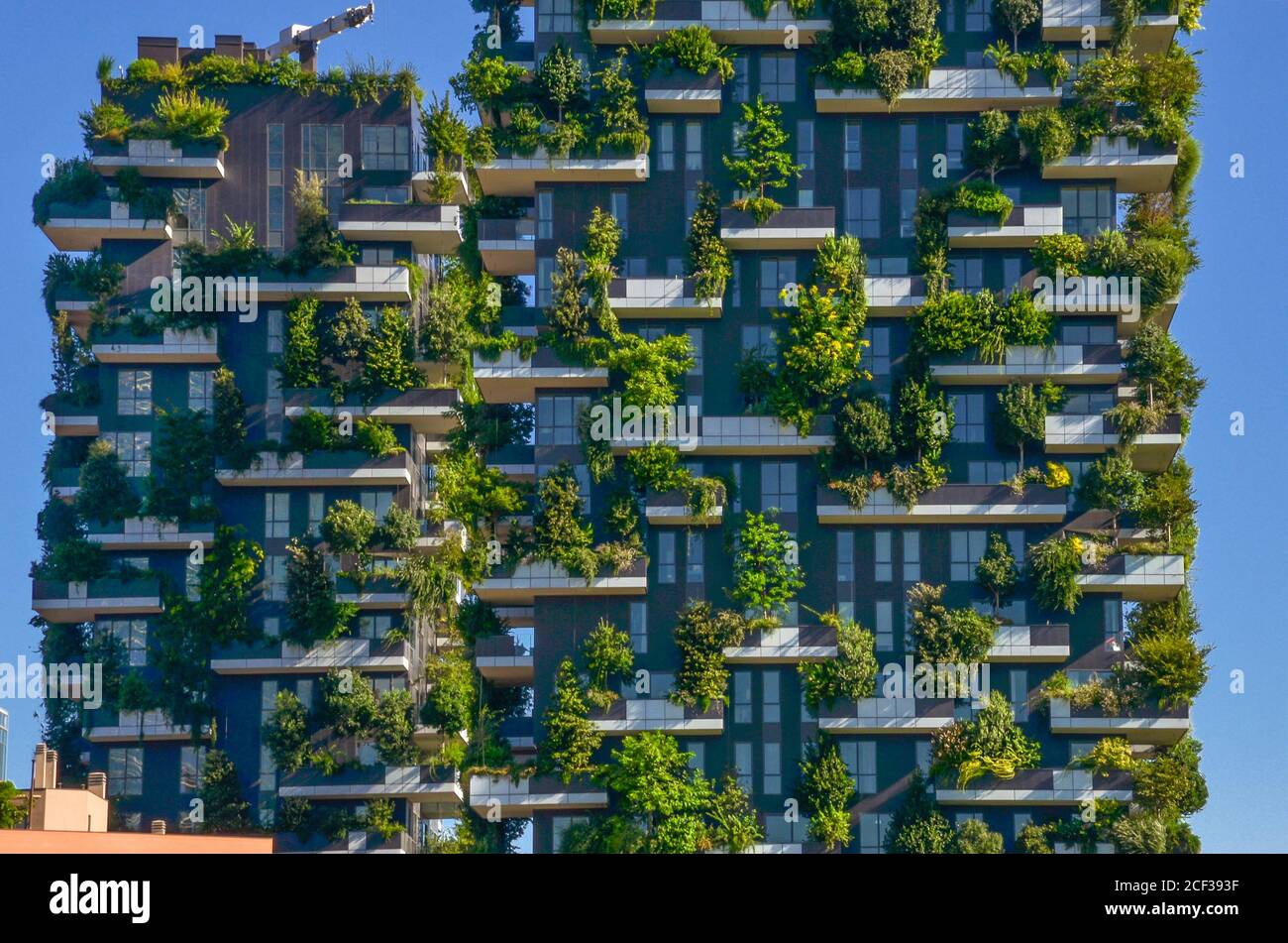 Milan/Italy- July 14, 2019: "Bosco Verticale" skyscrapers (Vertical ...