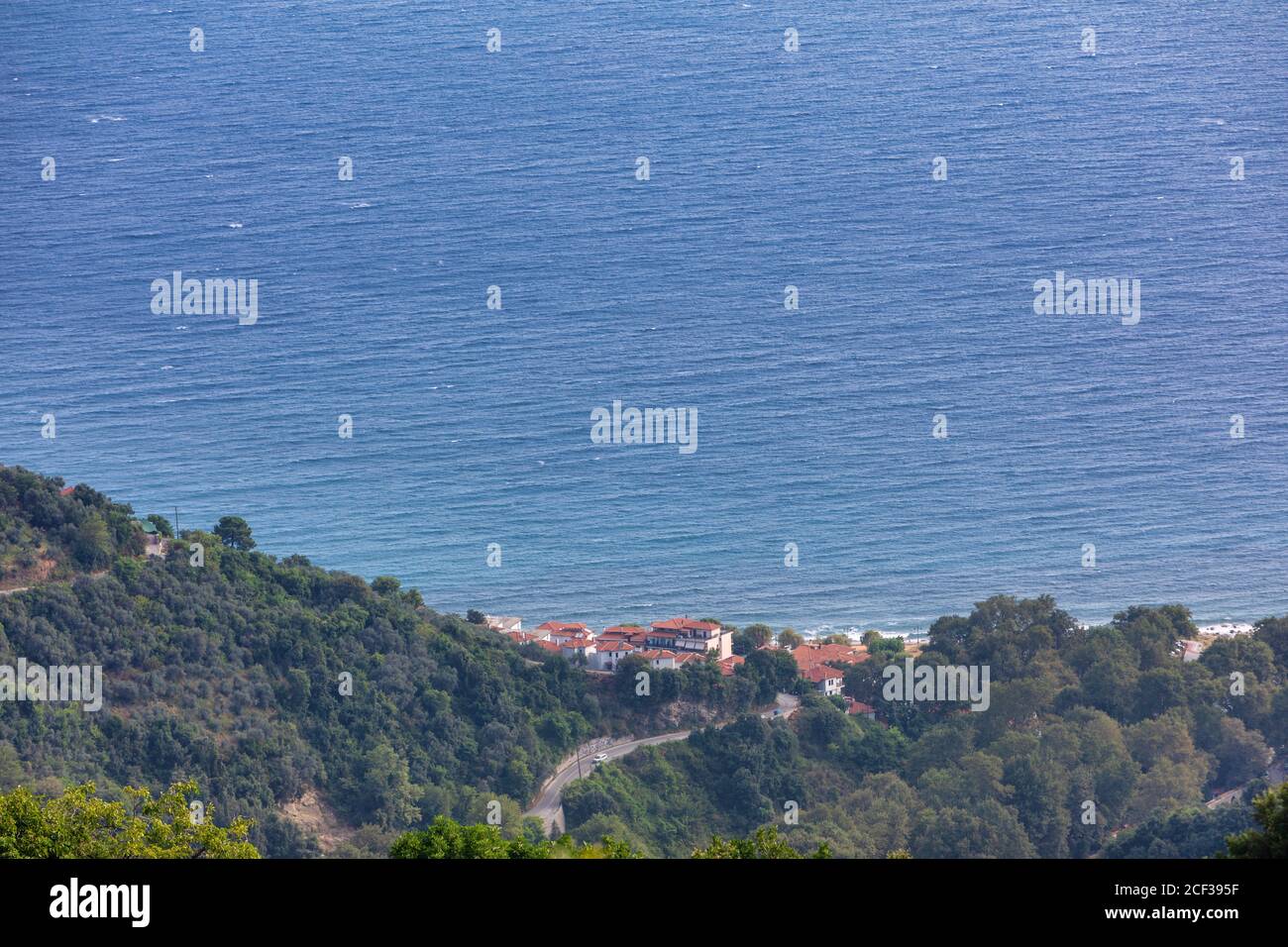 Tsagarada village in Pelion mountain. Magnesia - Greece Stock Photo - Alamy