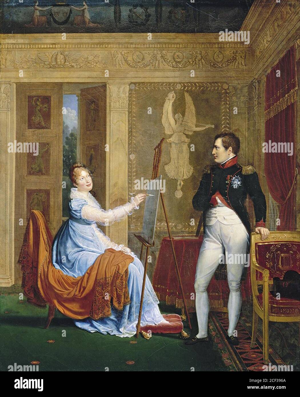 A vintage portrait artwork royal european habsburg line spanish ...