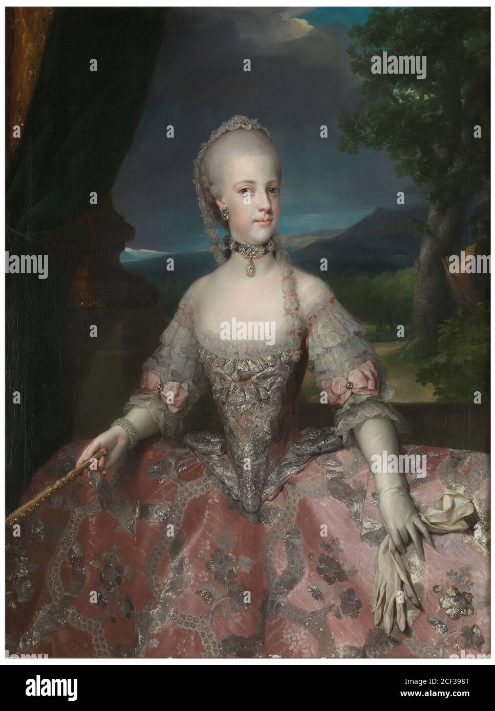 A vintage portrait artwork royal european habsburg line spanish ...
