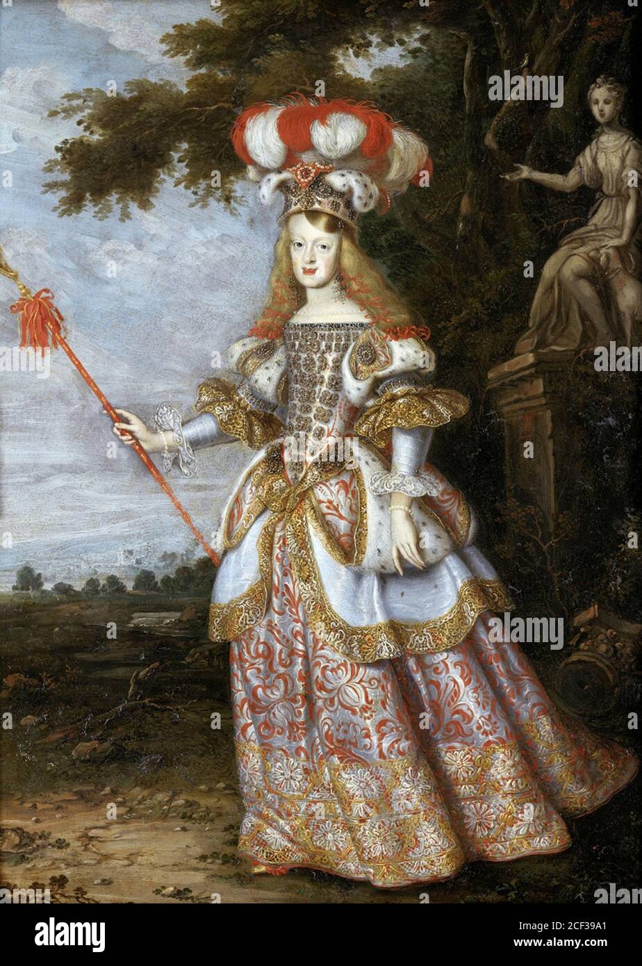 A vintage portrait artwork royal european habsburg line spanish ...