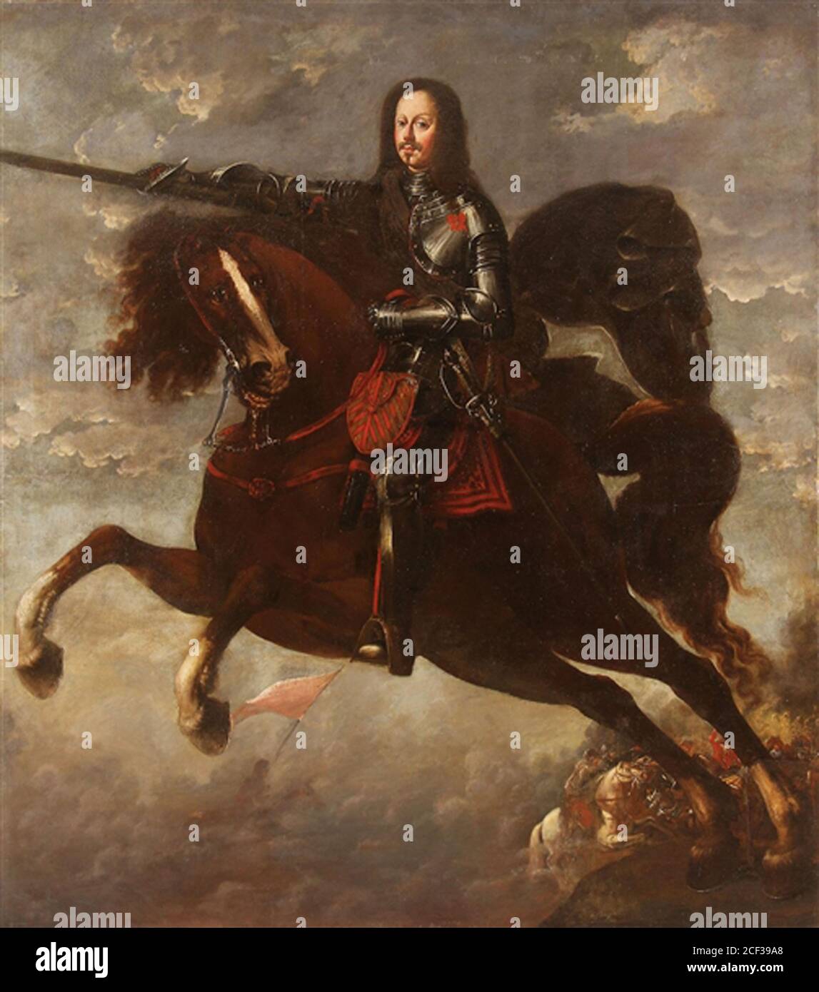 A vintage portrait artwork royal european habsburg line spanish ...