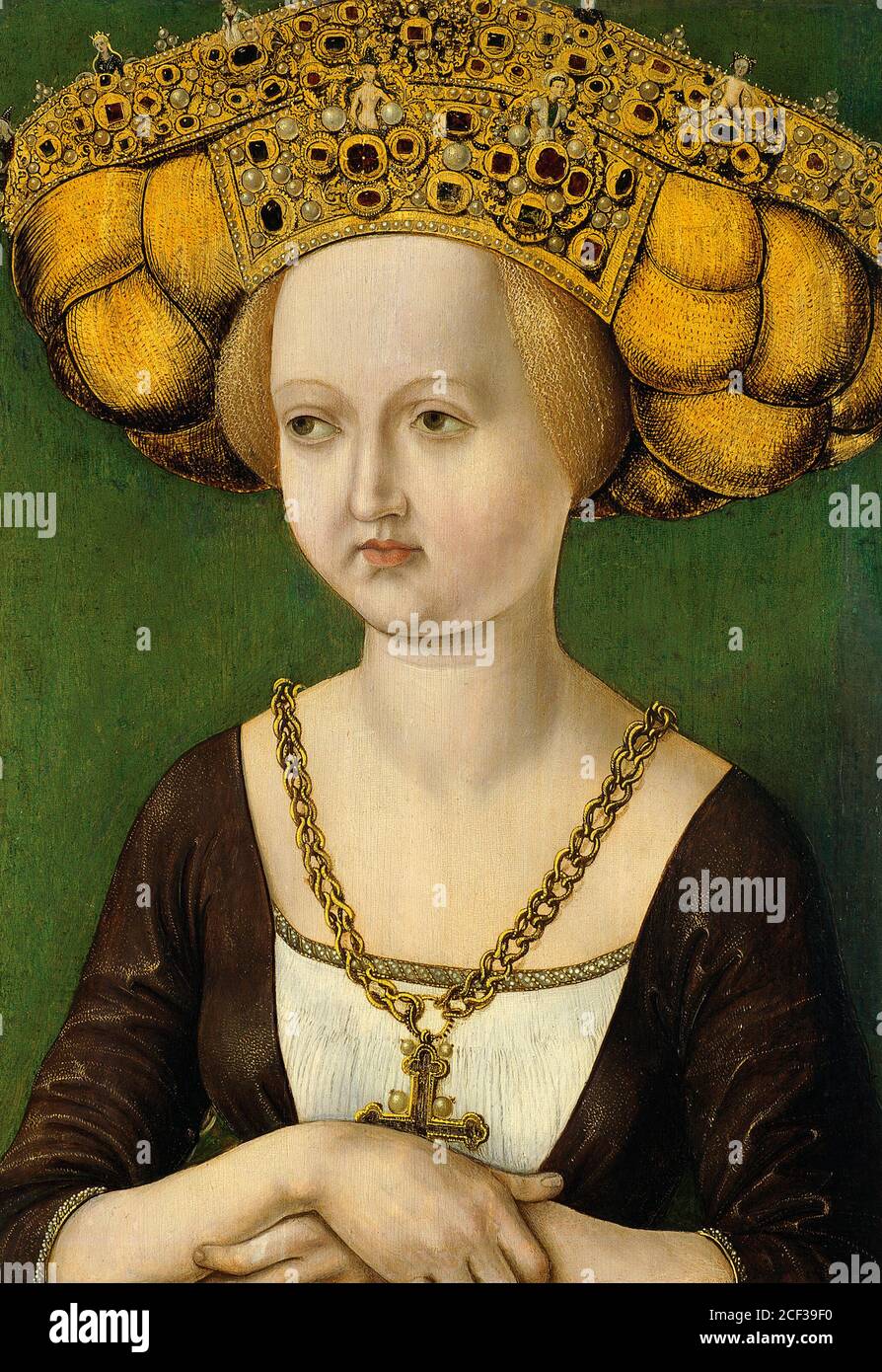 A vintage portrait artwork royal european habsburg line spanish ...