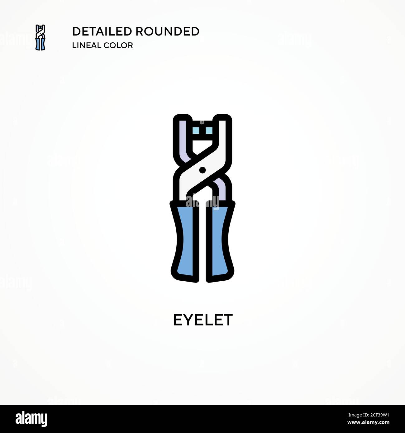 Eyelet vector icon. Modern vector illustration concepts. Easy to edit ...