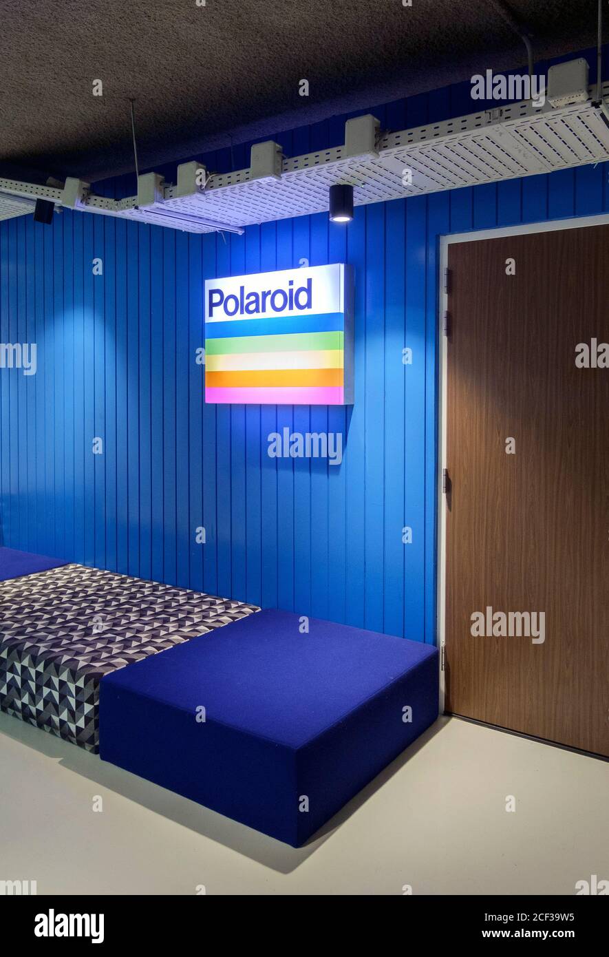 Light logo electric design hi-res stock photography and images - Alamy