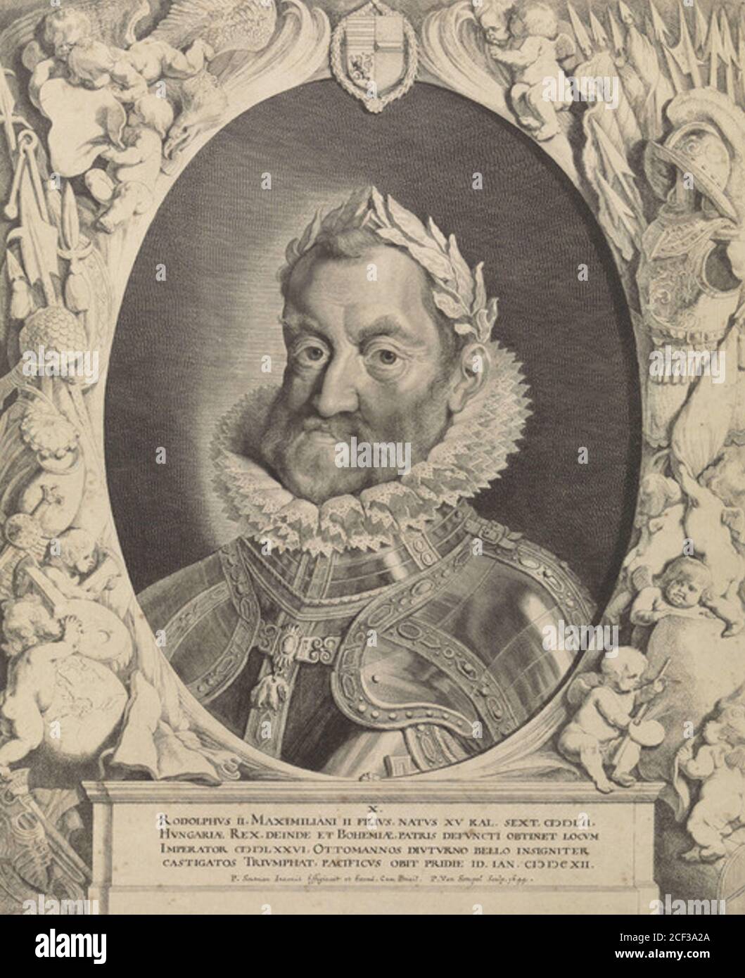 A vintage portrait artwork royal european habsburg line spanish ...