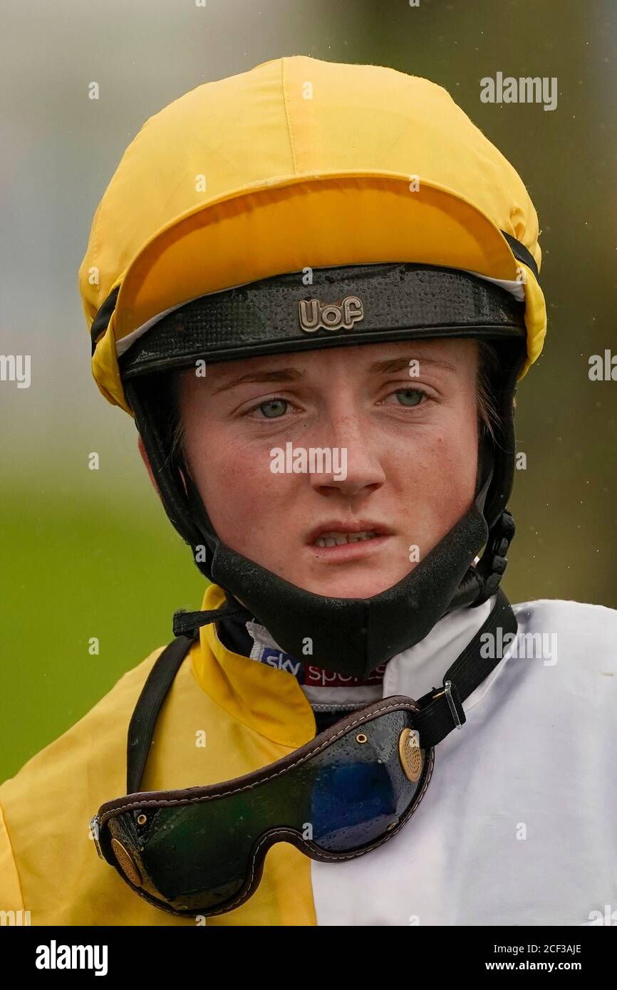 Jockey Hollie Doyle after the Shadwell Dick Poole Fillies' Stakes ...