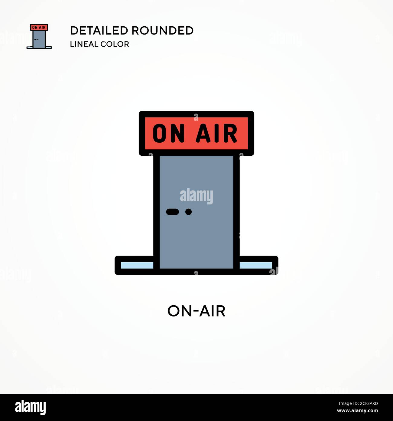 On-air vector icon. Modern vector illustration concepts. Easy to edit ...
