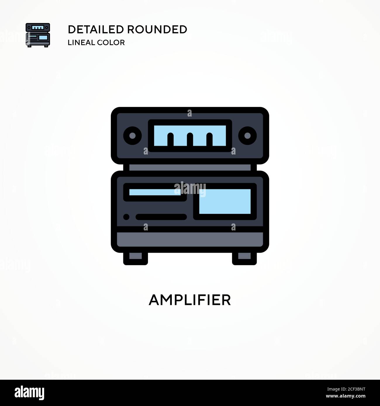 Guitar amplifier control panel Stock Vector Images - Alamy