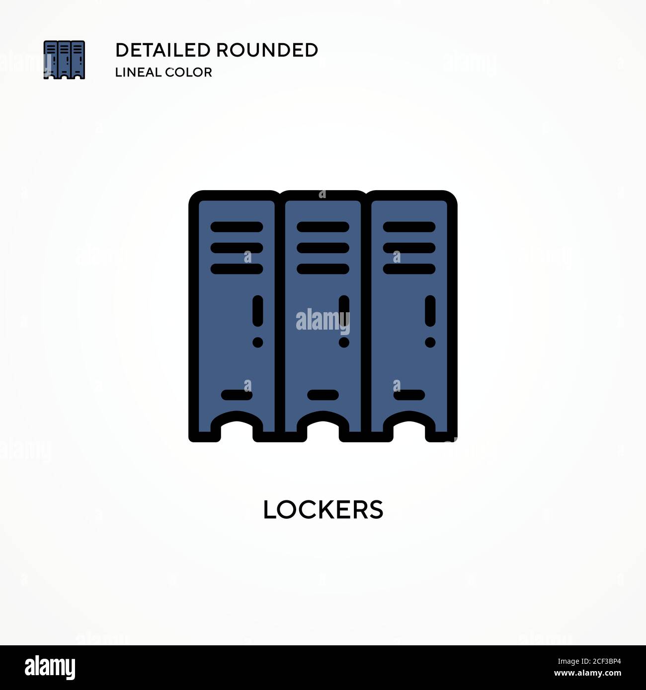 Lockers vector icon. Modern vector illustration concepts. Easy to edit ...