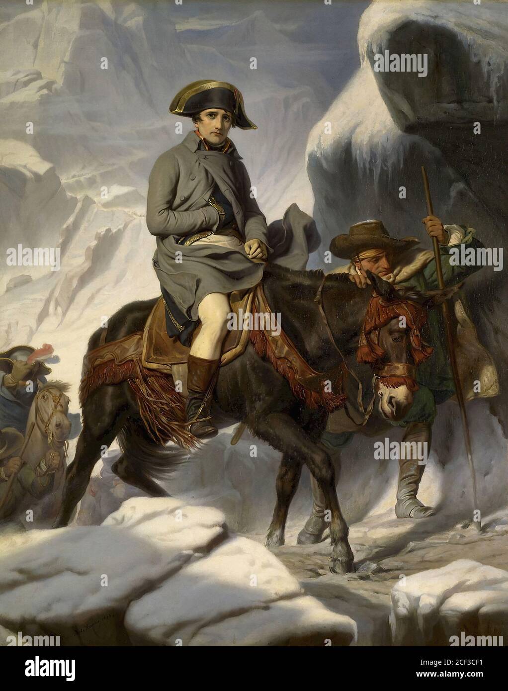 Napoleon crossing the alps hi-res stock photography and images - Alamy